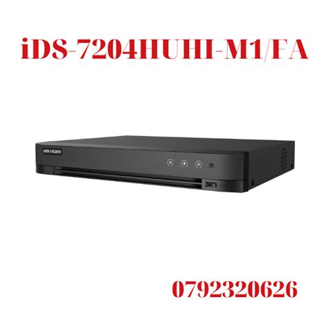 Đầu ghi hình TVI IP 4 kênh TURBO ACUSENSE HIKVISION iDS 7204HUHI M1 FA