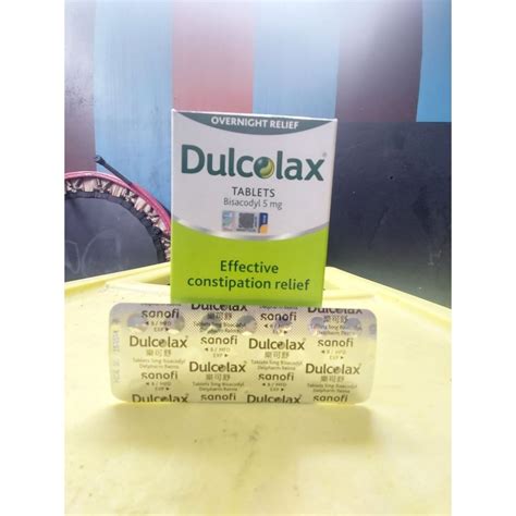 Dulcolax 5mg Contains 20 Tablets Retail Ori Malaysia Shopee Singapore