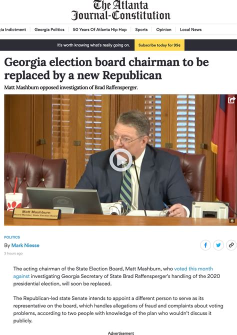 Georgia Election Officials Decline To Defend Voting Machines