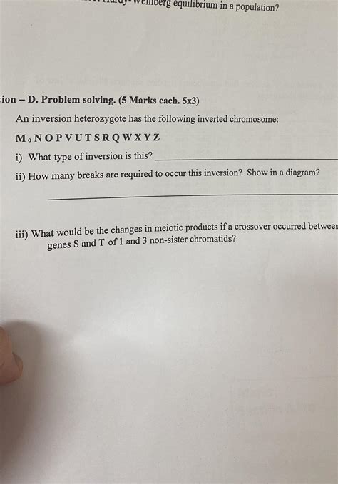 Solved Tion ﻿d ﻿problem Solving 5 ﻿marks Each 5x3an