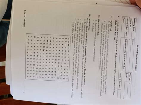 LEARNING ACTIVITY SHEET 1 Learning Area StudyX
