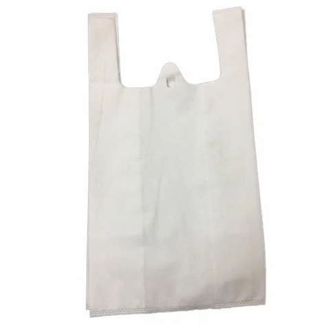 Twobro Plain 25 Gsm W Cut White Non Woven Carry Bag Rs 117 Kg Id