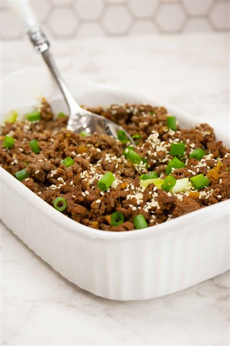 Korean Ground Beef Recipe For The Instant Pot A Pressure Cooker