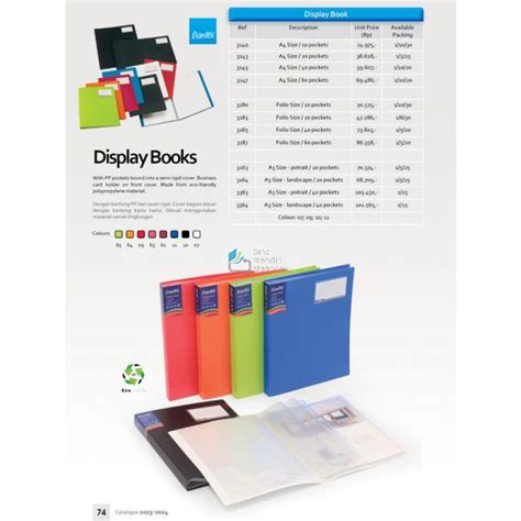 Jual Bantex Jenis Bantex 3187 Pp Display Book Fc 60s Map Album Dokumen