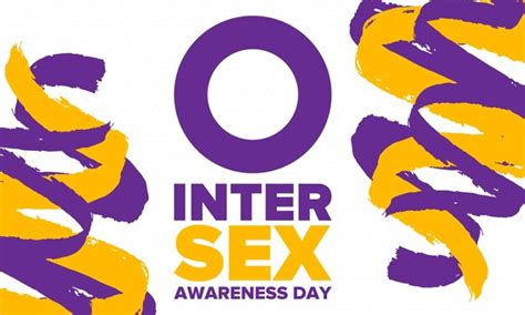 Premium Vector Intersex Awareness Day Human Rights Event Intersex