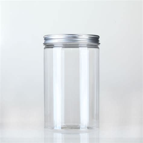 塑料罐透明pet食品级10 10螺纹口广口瓶带盖干果宠物粮加厚密封罐 阿里巴巴