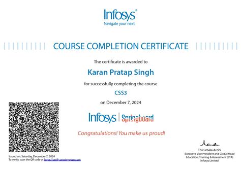 karan pratap singh on linkedin thrilled to have completed my css