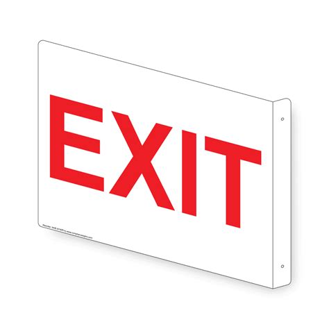 Exit Sign NHE Proj Enter Exit