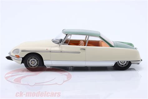 Norev 1 18 Citroen DS 21 Le Leman 建設年 1968 象牙 緑 メタリックな 181751 モデル 車