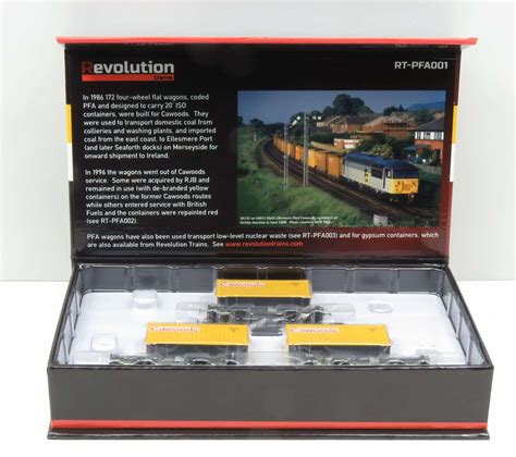 Revolution Trains Rt Pfa001 A Pfa Container Wagon With Cawoods Coal
