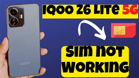 Iqoo Z6 Lite 5g Sim Not Working Problem Iqoo Dual Sim Issue Fix