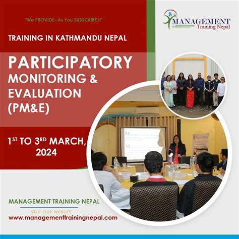 Participatory Monitoring And Evaluationmande Training In Kathmandu Management Training Nepal