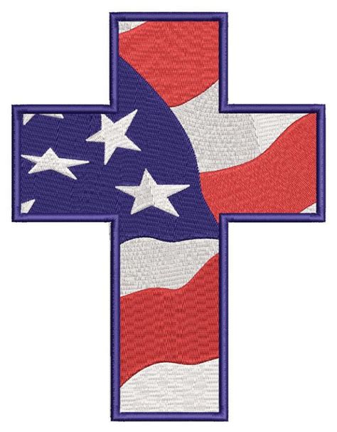 34 American Flag Cross Svg American Flag Svg