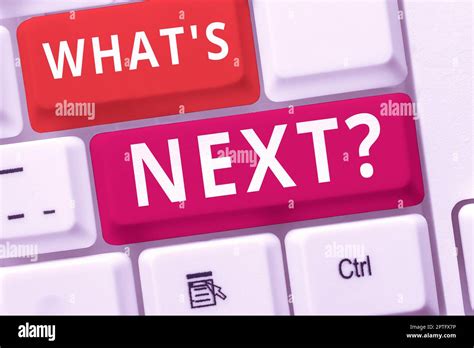 Text Showing Inspiration Whats Next Question Business Overview