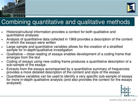 Ppt Imagining A Gendered Future Combining Qualitative And Quantitative Approaches To The