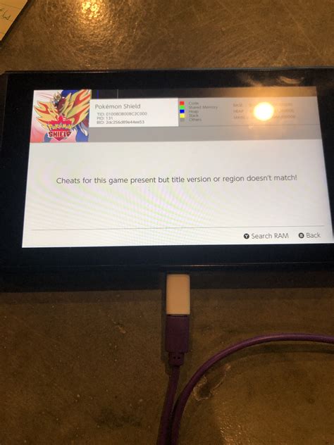Cheats For This Game Present But Title Version Or Region Doesnt Match