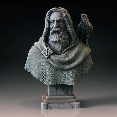 Odin Bust 3d Printing Stl Files 3d Kiee Shop