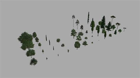 Base Tree Pack Prefab V FS Mod Farming Simulator Mod