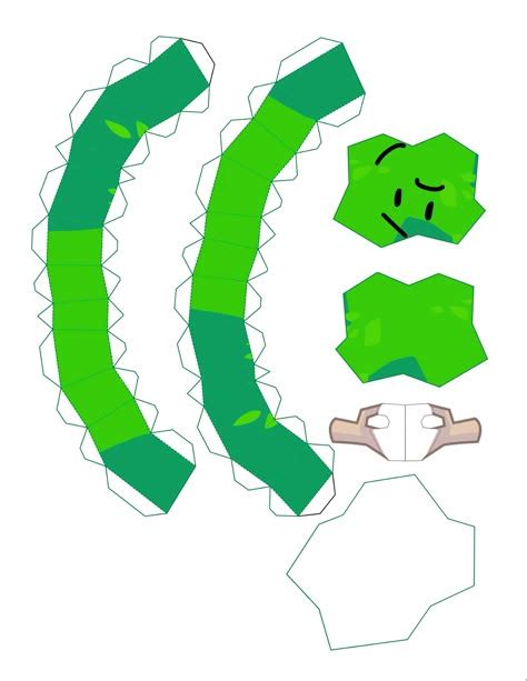 Bfdi Papercraft Template