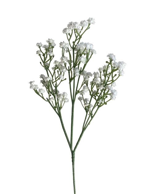 White Brianna Baby Breath Silk Studio