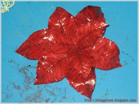 Bloggoloso Stella Di Natale Poinsettia In Mmf Passo Passo