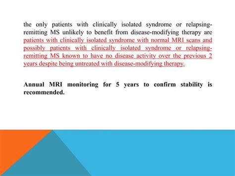 Clinically Isolated Syndromepptx