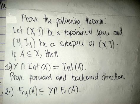 Solved Prove The Following Theoremlet Xt ﻿be A