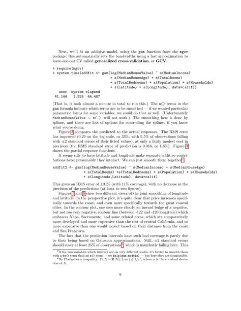 Additive Models