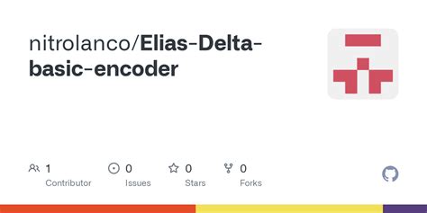 Github Nitrolancoelias Delta Basic Encoder