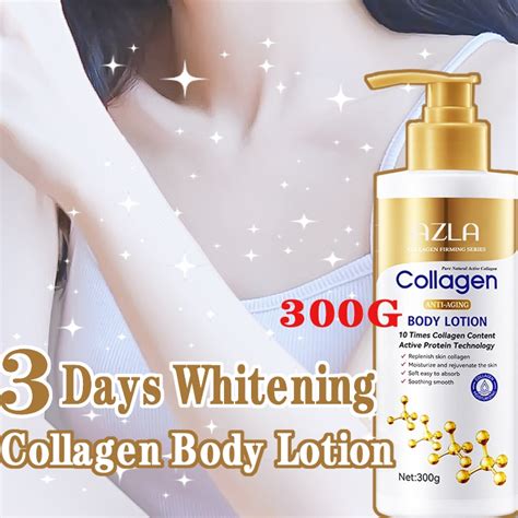 300g Collagen Whitening Body Lotion Moisturizing Firming Skin Improve