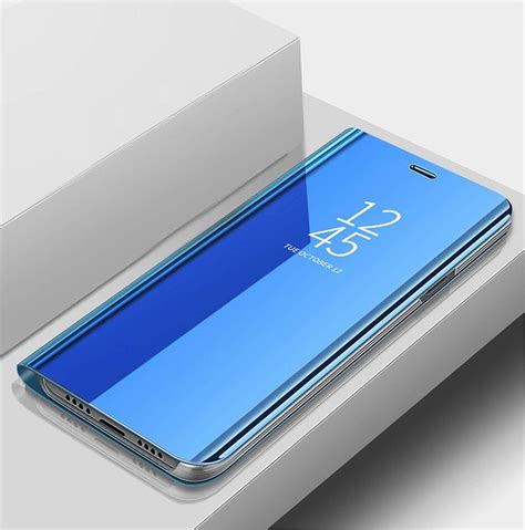 Etui Samsung Galaxy S20 Ultra Clear View Cover Z Klapką Niebieskie