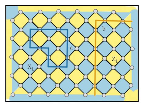 The Surface Code The Gray Dot In The Is The Physical Qubit And The Download Scientific