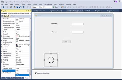 A Simple Windows Forms Application Using With Loader