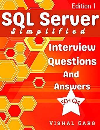 SQL Server Simplified Interview Questions And Answers EBook Garg