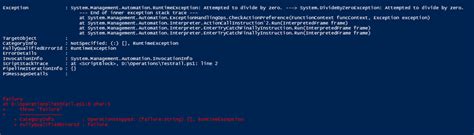 Sqlagent Not Capturing Errors From Powershell Sql Server Powershell