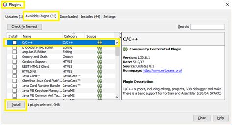 Netbeans 9 C Support Stack Overflow