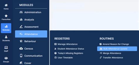 How To Use Bulk Attendance Update Bromcom Documentation Centre
