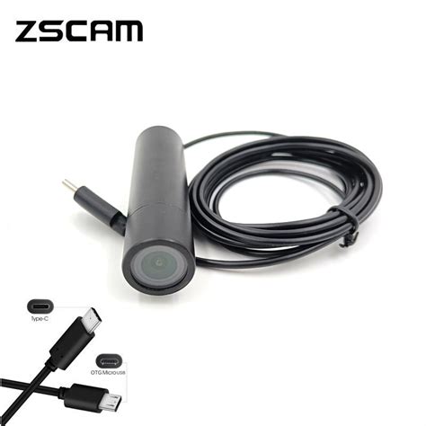 미니 불릿 카메라 드라이브 프리 타입 c otg 마이크로 usb 포트 연결 캠 안드로이드 장치 컴퓨터 산업용 720p