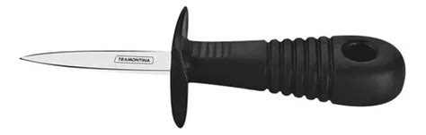 Cuchillo para ostras Tramontina Utilitá de acero inoxidable con mango
