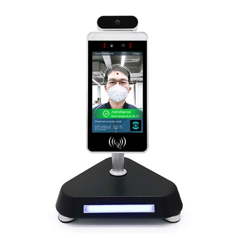 8 Inch Face Recognition Temperature Measurement Ai Face Recognition