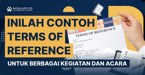 7 Contoh Tor Term Of Reference Kegiatan Event And Acara
