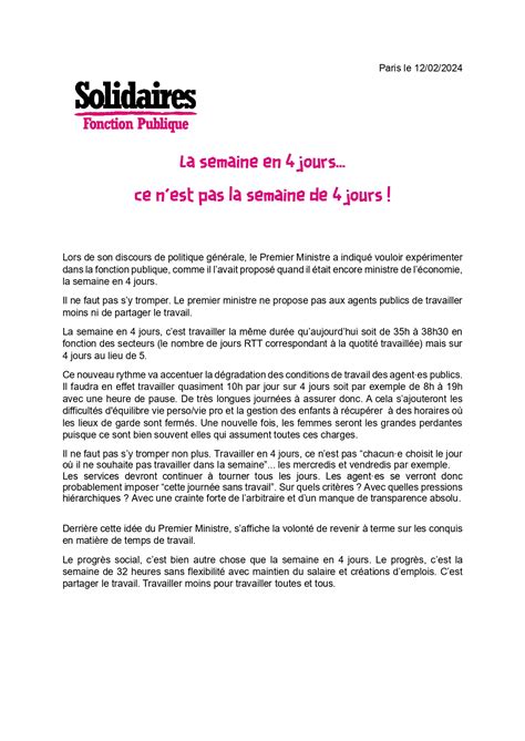 La Semaine En Jours Ce Nest Pas La Semaine De Jours Syndicat Sud Sant Sociaux De