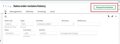 Revision Management For Sales Orders In Sage X3 Sage X3 Tips Tricks And Components