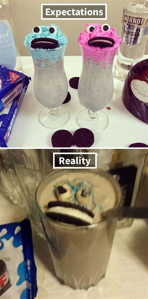 Drunken Cookie Monster Cocktail Nailed It Bored Panda