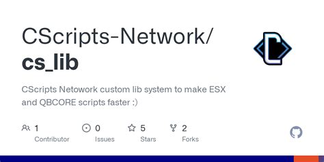 GitHub CScripts Network Cs Lib CScripts Netowork Custom Lib System