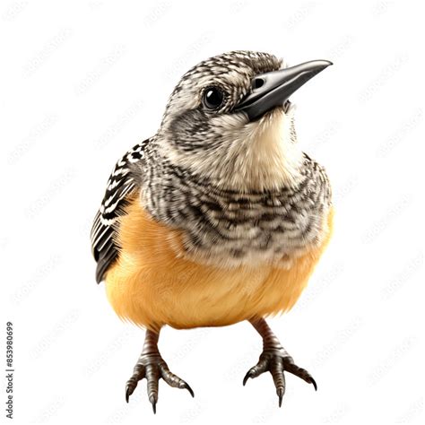 Adorable Small Cactus Wren With A Cute Smile Isolated On A Transparent