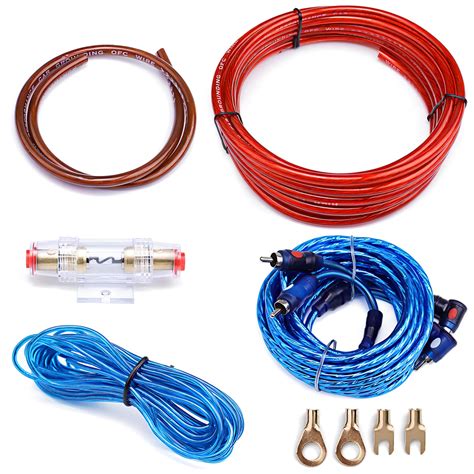 Raindrops 1 Set Amplifier Wiring Kit Subwoofer Wiring Kit Car Amplifier Installation Wiring Kit