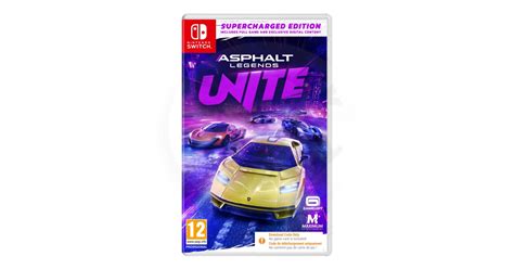 Asphalt Legends Unite Supercharged Edition Switch Code In Box
