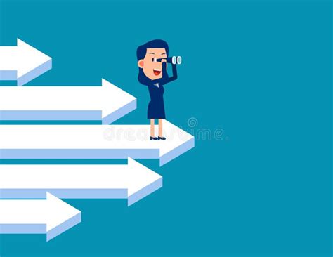 Leadership Arrows Stock Vector Illustration Of Growing