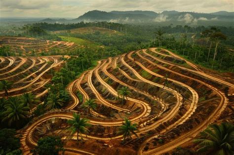 Mapping Deforestation Ar Generative Ai Premium Ai Generated Image